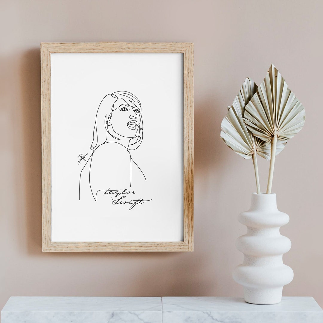 TAYLOR SWIFT 1989 - Signed Lineart Print - Etsy