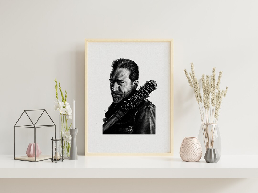 TWD: NEGAN Signed Drawing Print A3 - Etsy