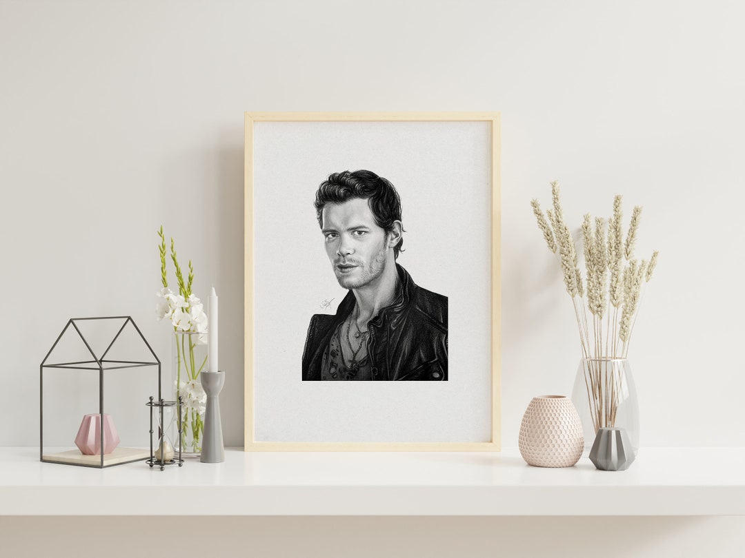 TVD: KLAUS MIKAELSON - Signed Drawing Print A3 - Etsy