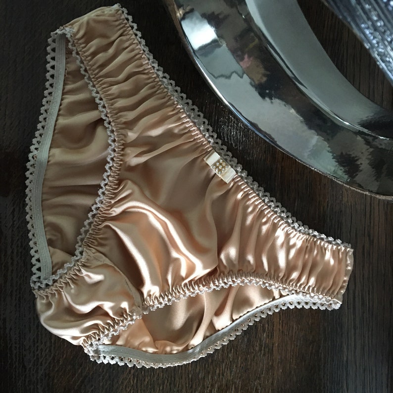 Silk Satin Pantie Knicker Lingerie T Anniversary Etsy