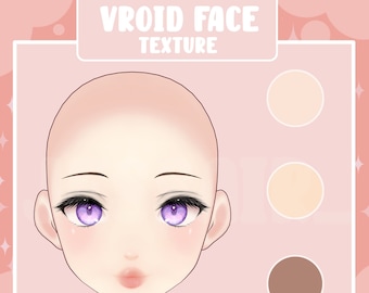VRoid Face Texture Vtuber, vtuber assets, vtuber makeup - Etsy España