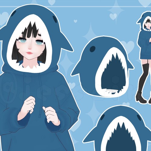 SHARK ASSET for VTUBER Models - Etsy