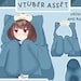 MALE HAIR PRESET Vroid Male Model,vtuber Assets, Male Preset, Vtuber ...
