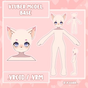 chibi anthro cat base