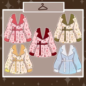 VTUBER ASSETS 2D/3D | Cozy Coats | Accessories, Live2d, Streaming ...