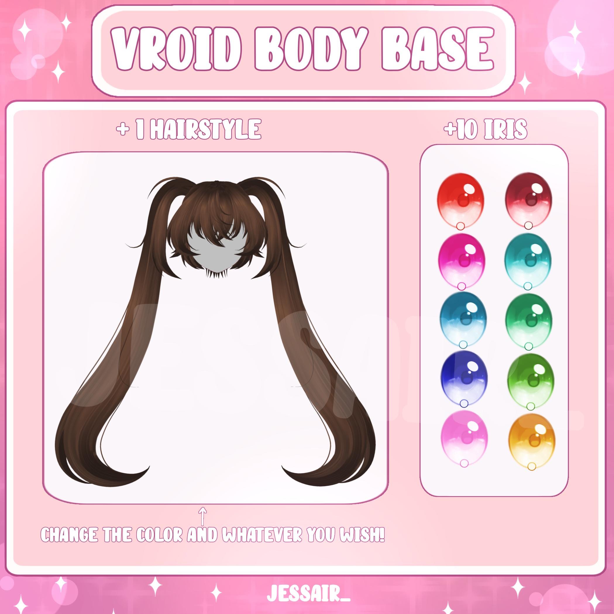 Vroid Base Model | Cute Anime Girl Vroid Base With Cat Mouth | Extra ...
