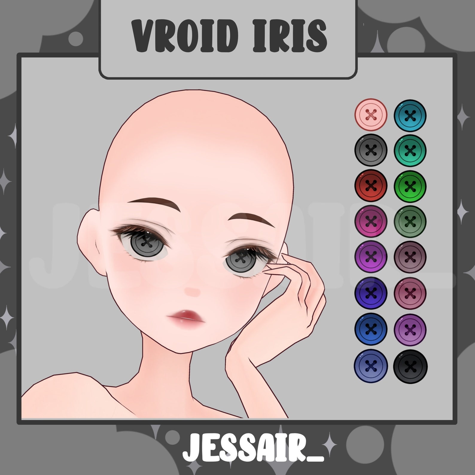 Vroid Iris Texture | Vtuber, Vtuber Assets, Vtuber Eyes, Vroid Eyes ...