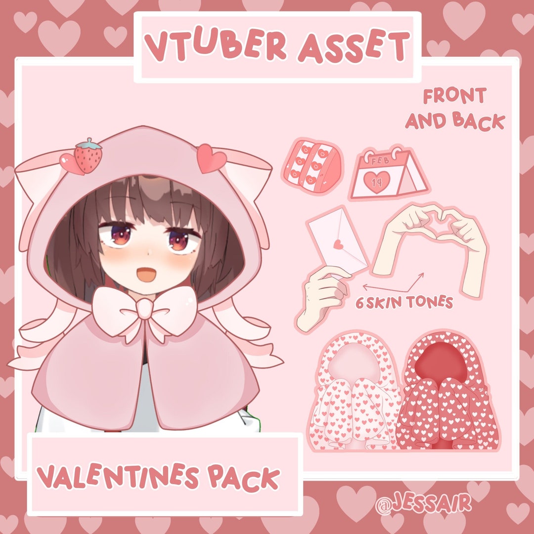 VTUBER LOVE ASSETS Vtuber Hands Assets Vroid, Pngtuber, Live2d ...