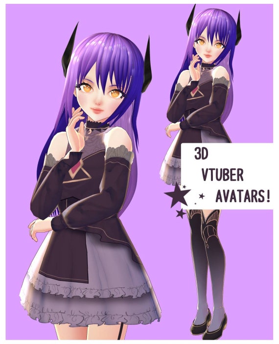 FEMALE VRM Custom Full Designs for Streamers and Vtubers - Etsy UK