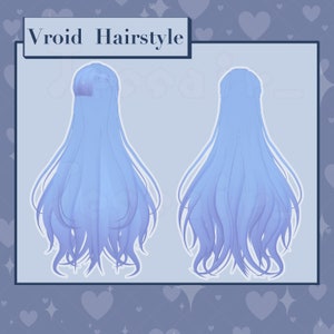 HAIRSTYLE PRESET | Vroid, Vtuber Model, Preset, Jellyfish, Twitch ...