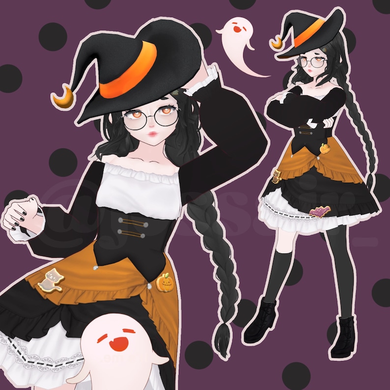 FEMALE Vtuber CUSTOMIZABLE Models vroid Commission 3d - Etsy