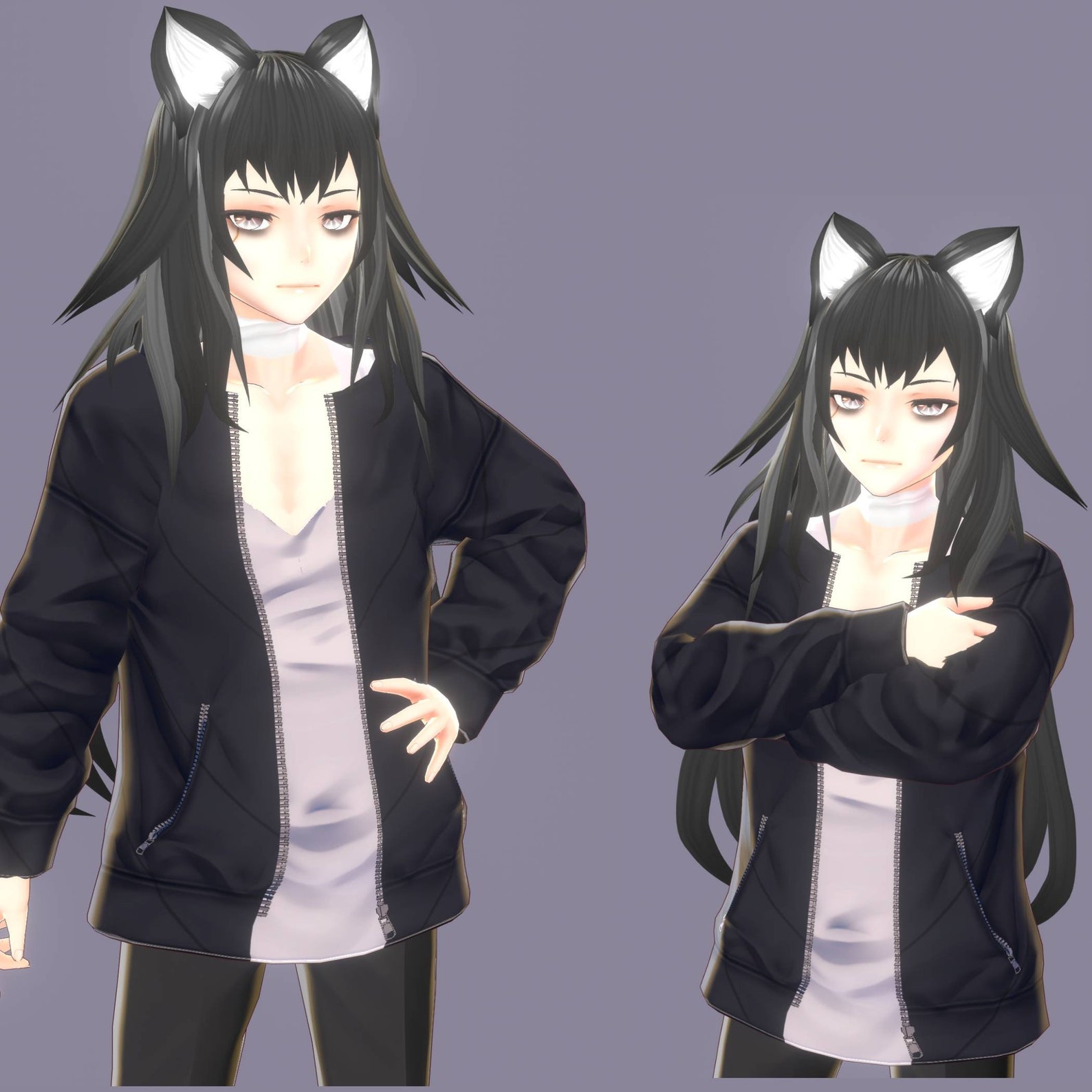 MALE VTUBER CUSTOMIZABLE Models Vroid Vroid Commission - Etsy