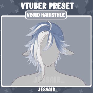 VROID Hairstyle Preset | Short Messy Hairstyle With PHYSICS | Messy ...