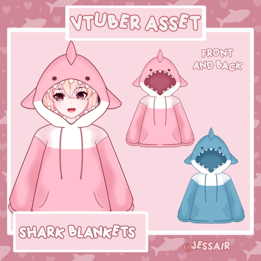 Shark Hoodies for 2D Vtuber Models | Vtube Studio, Vtubing, Streaming ...