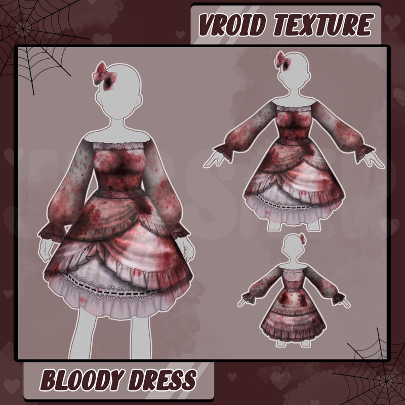 Gothic Vroid Outfit - Etsy