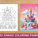 Kawaii Coloring Pages for Kids and Adults, Cozy Coloring Pages, Cute ...