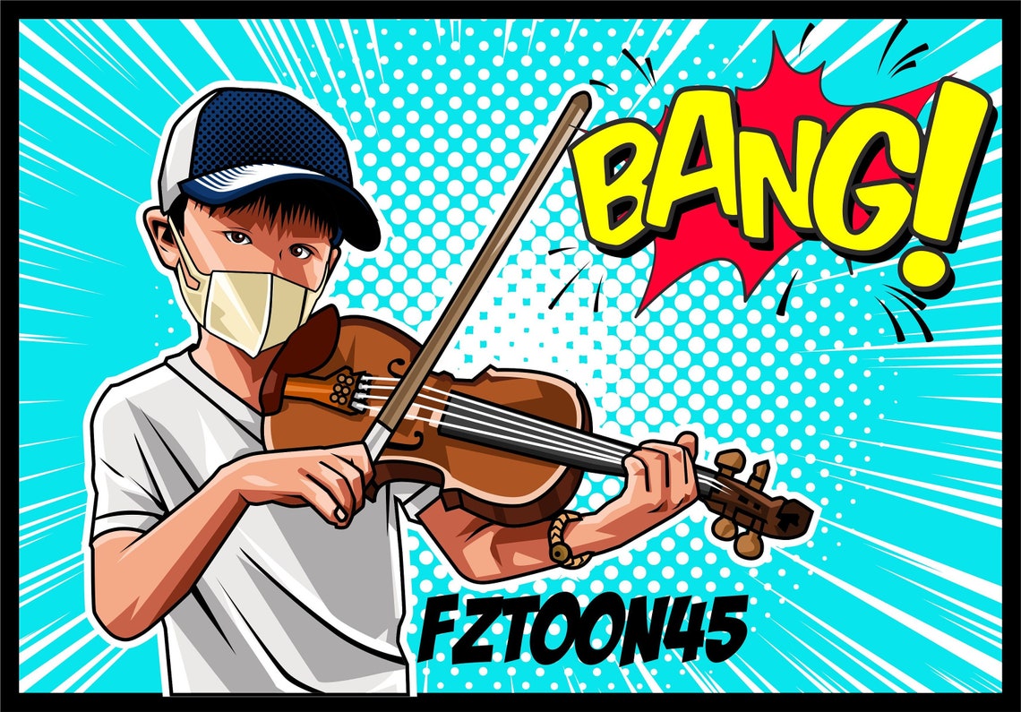 Digital POP ART Portrait Custom Pop Art Portrait Portrait - Etsy