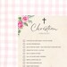 Floral Christian Checklist | Digital Download | Printables | Planner ...