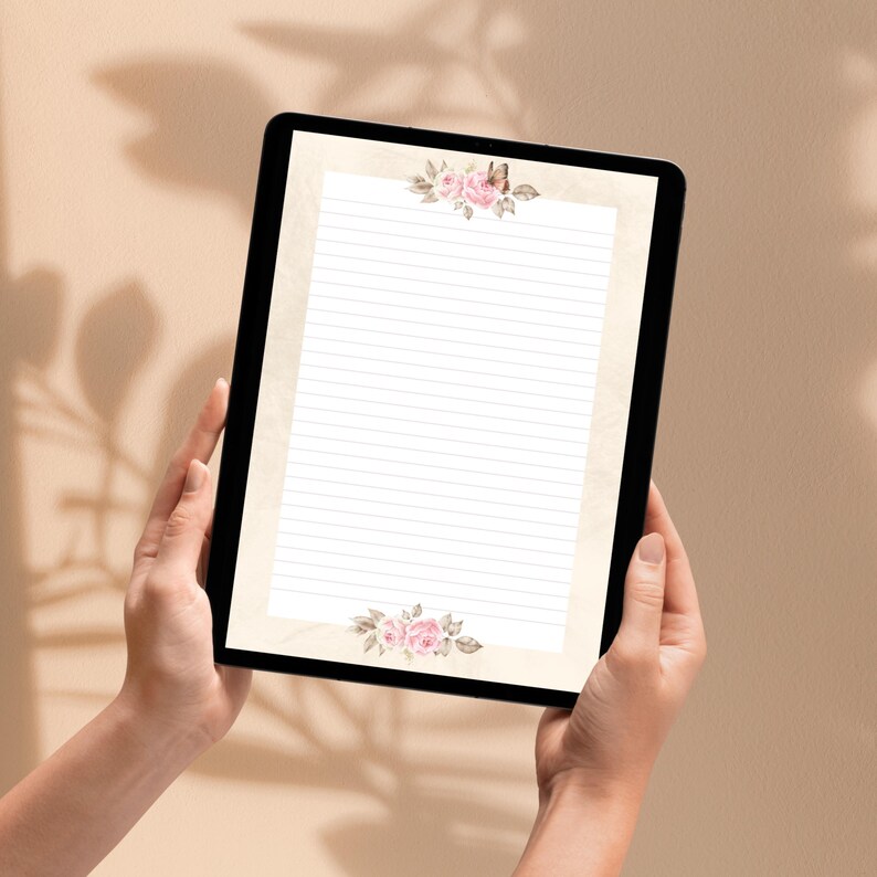 Vintage Stationary Cottagecore Letters Instant Digital Download ...