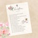 Floral Christian Checklist | Instant Download | Printable | Planner ...
