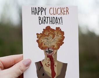 The Last of Us, Birthday, Card, Happy, Video, Game, Gamer, Zombie ...
