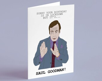 Saul Goodman Card | Etsy