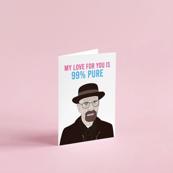 Breaking Bad Love Card Chemistry Breaking Bad Walter White | Etsy
