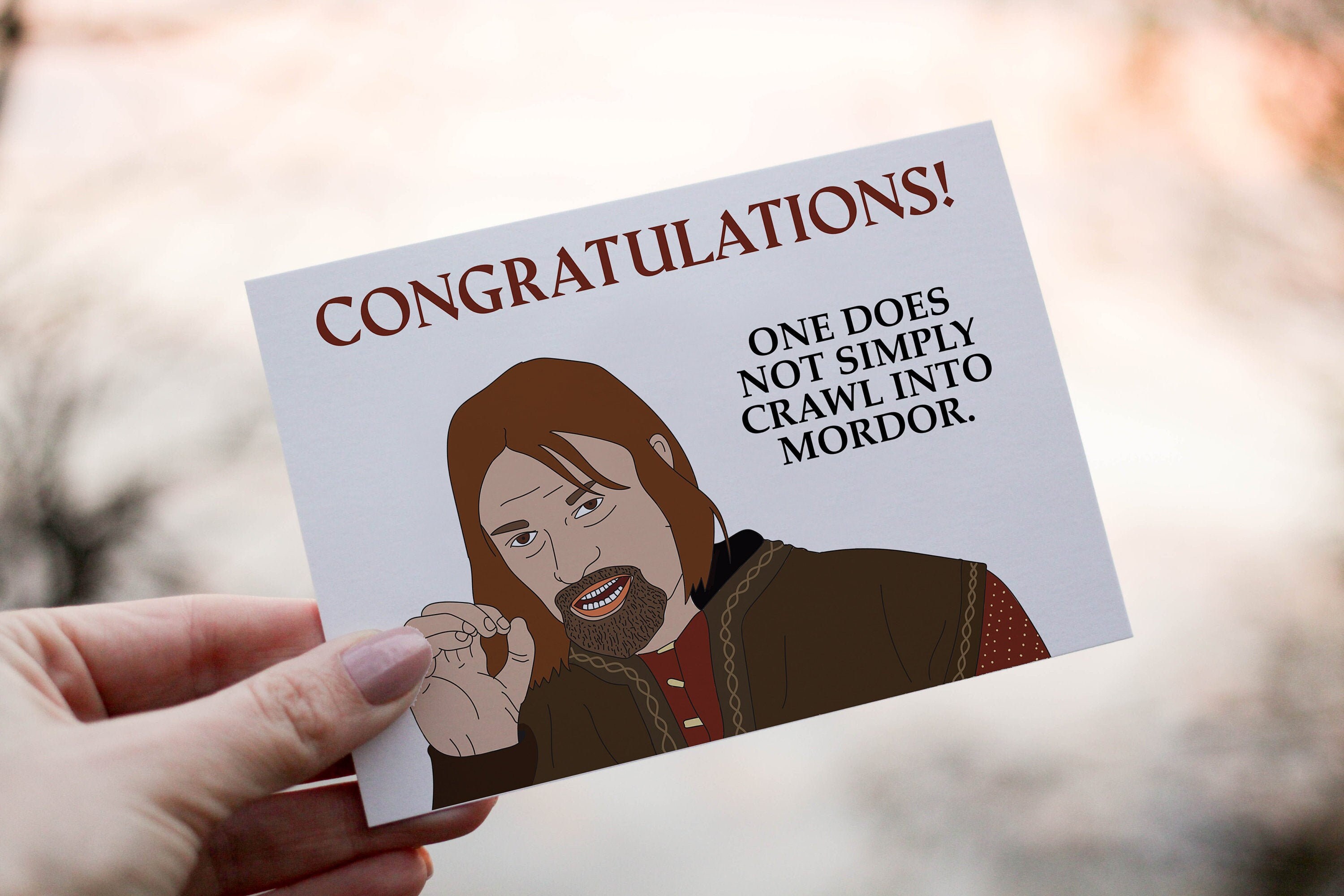 Boromir One Does Not Simply Blank