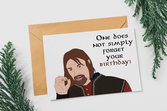 Boromir One Does Not Simply Blank