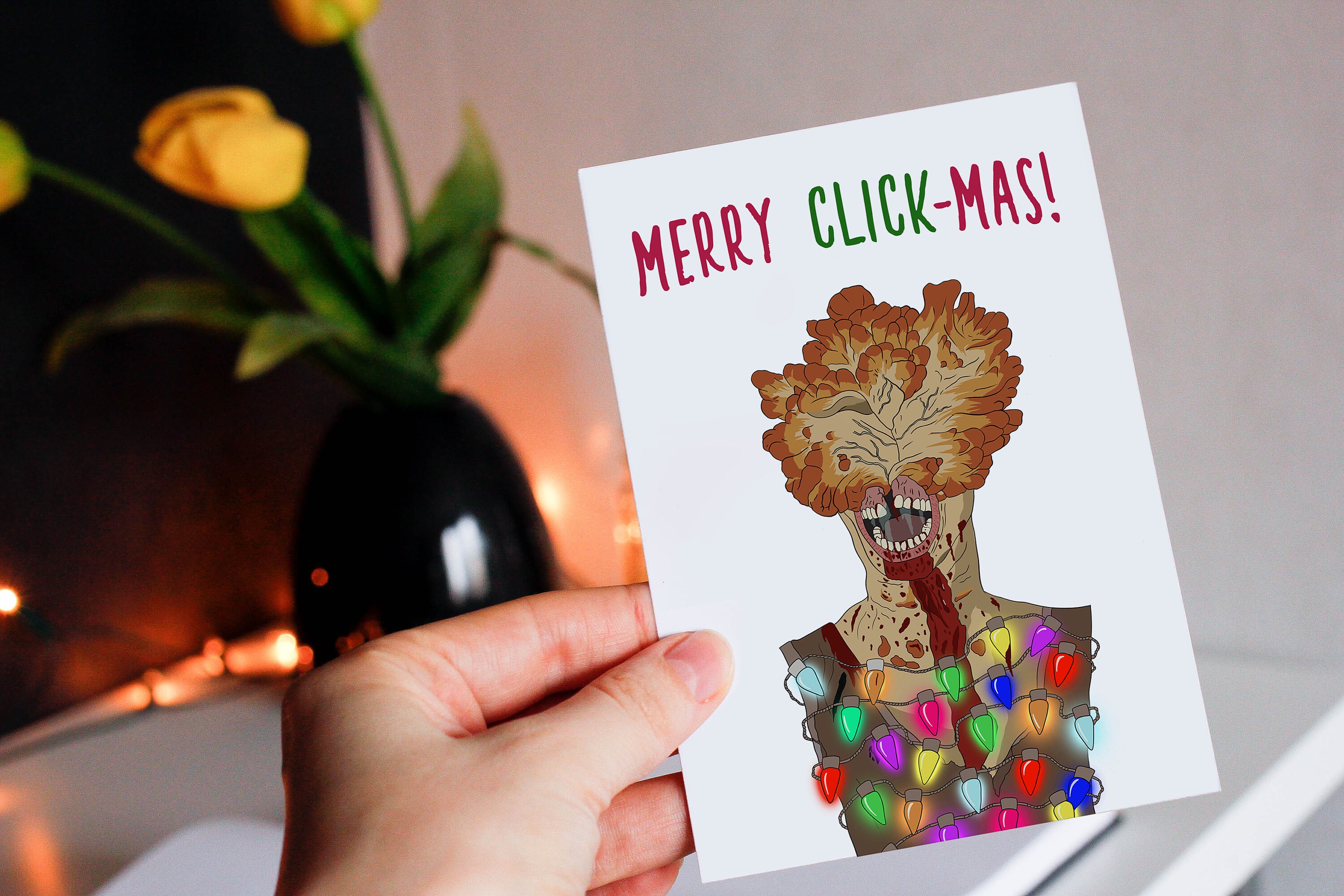 The Last of Us Christmas Clicker Card Christmas Card Merry - Etsy UK