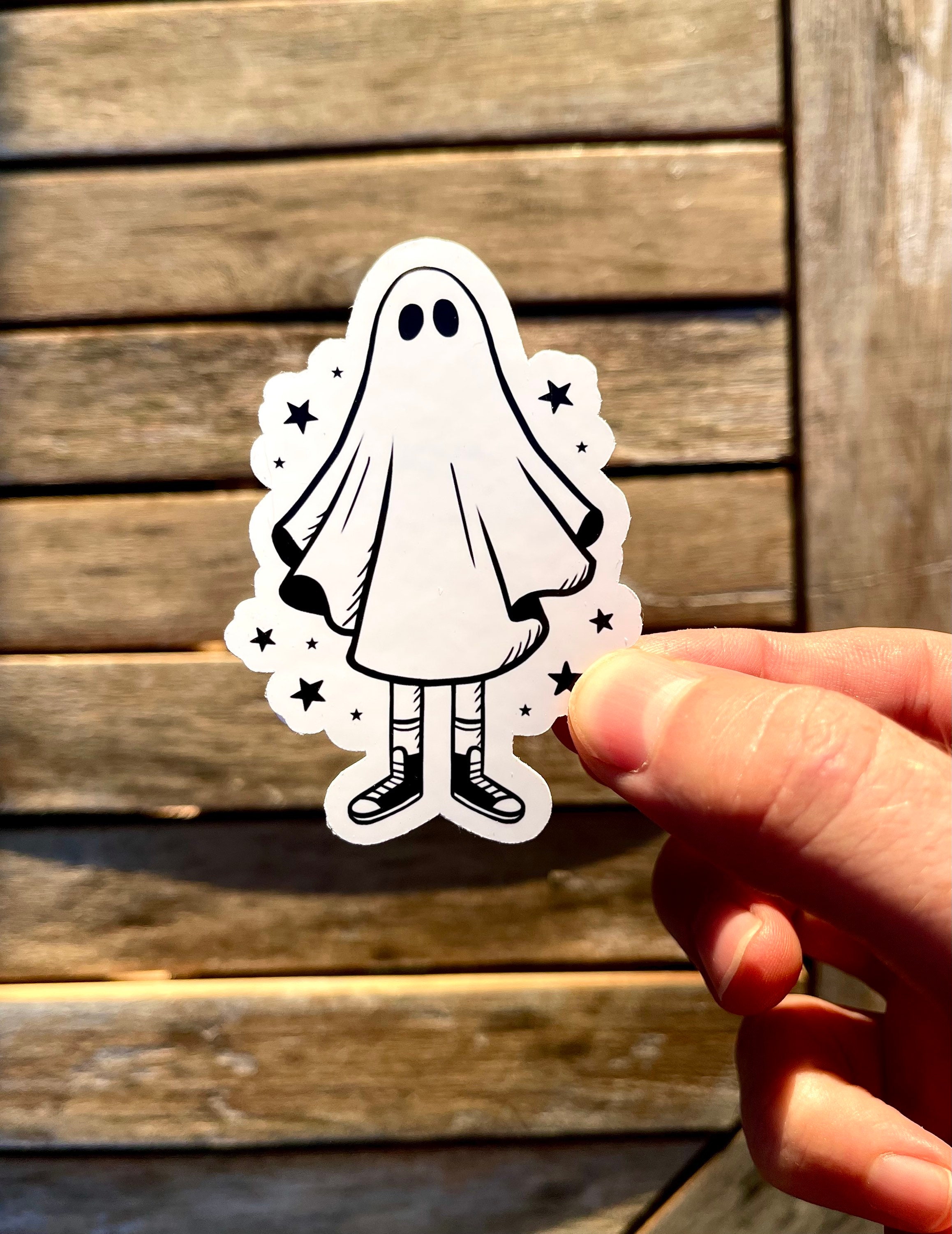 Human Cute Ghost Sticker Human Ghost Boy Sticker - Etsy UK