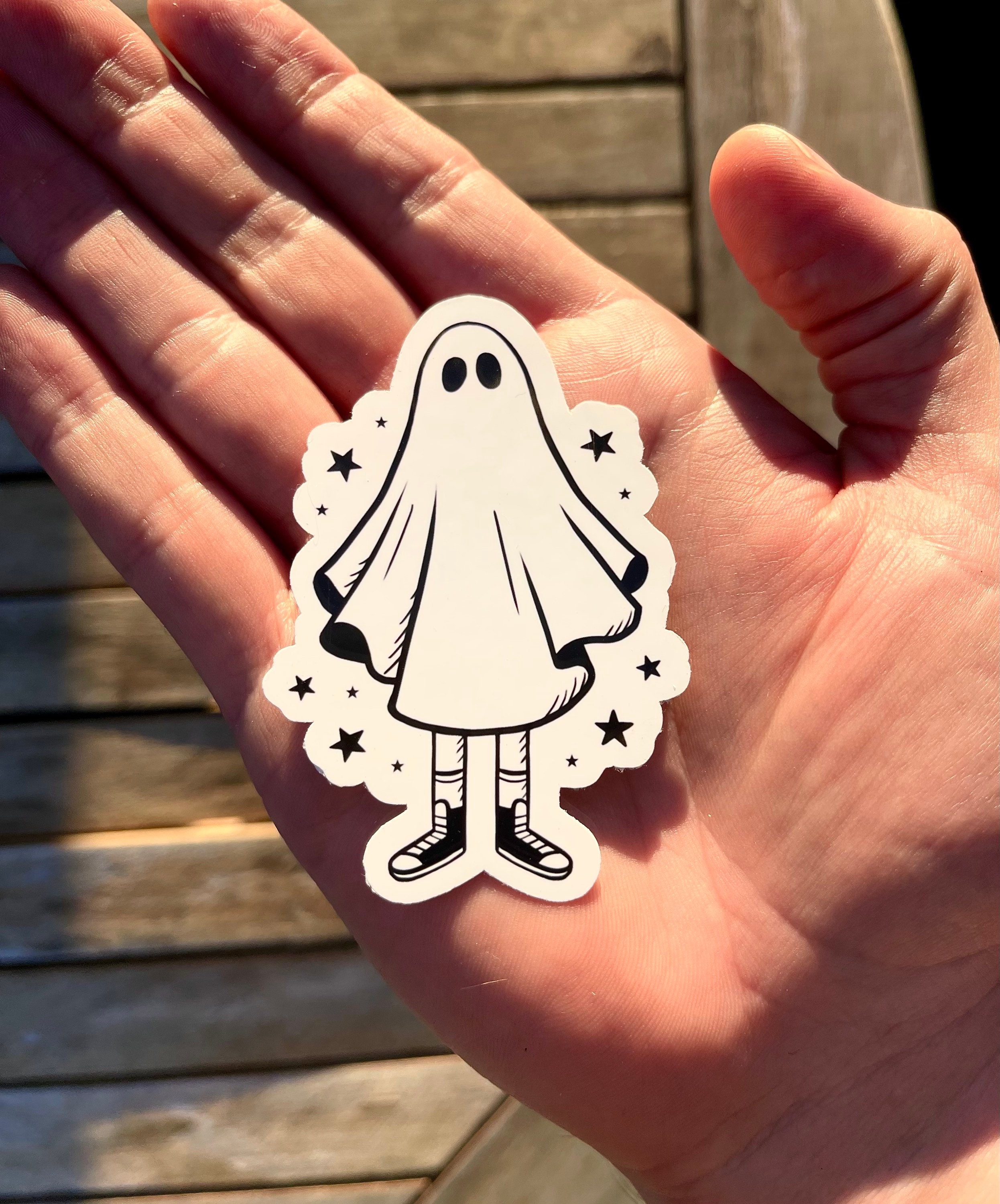 Human Cute Ghost Sticker Human Ghost Boy Sticker - Etsy UK