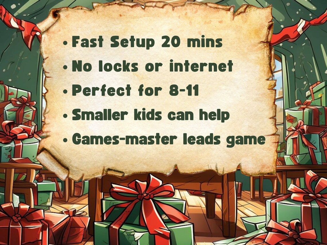 Christmas Escape Game for Kids | Elf-scape | Printable Escape Room ...