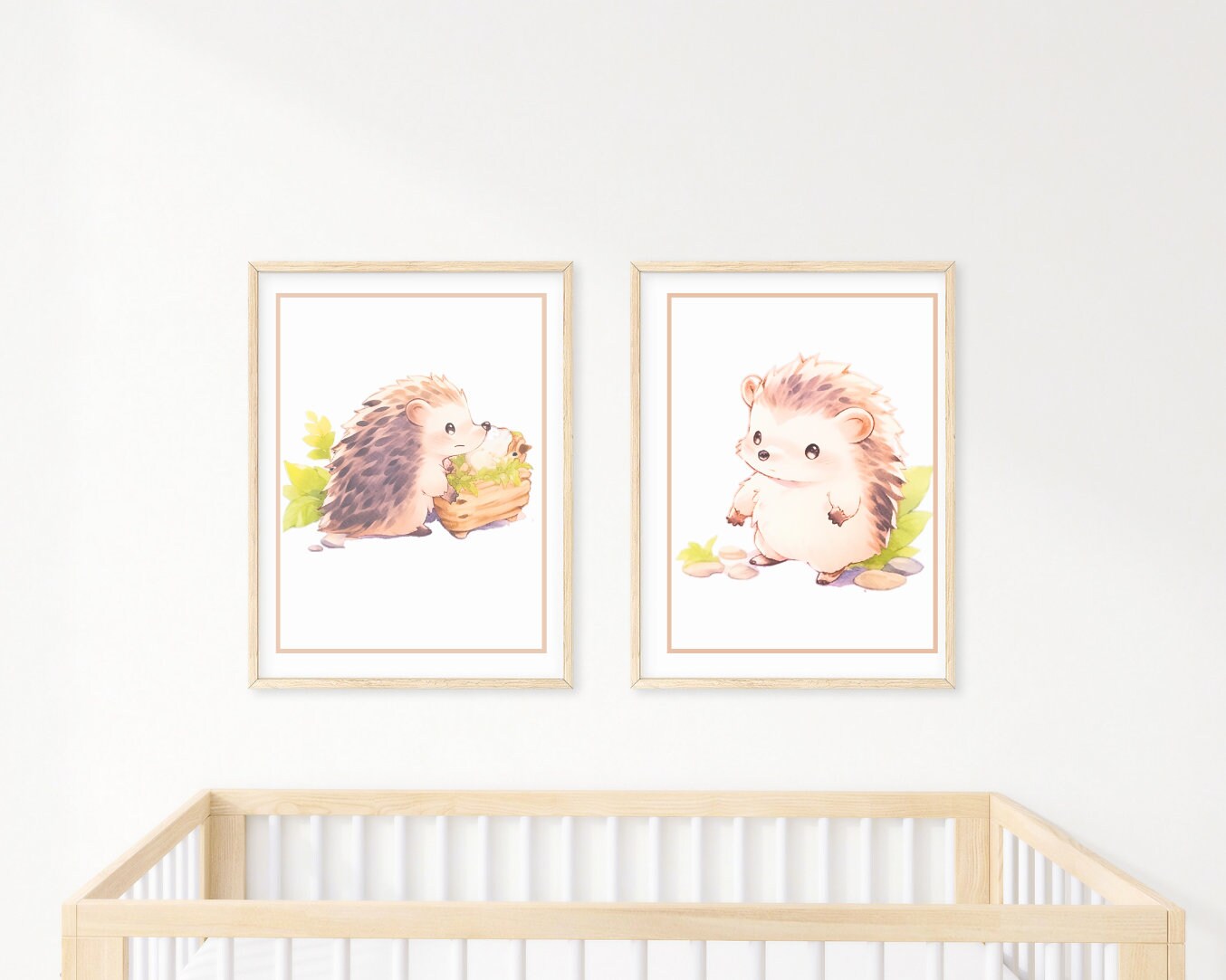 Watercolor Baby Hedgehog Clipart Set With Bonus Woodland - Etsy