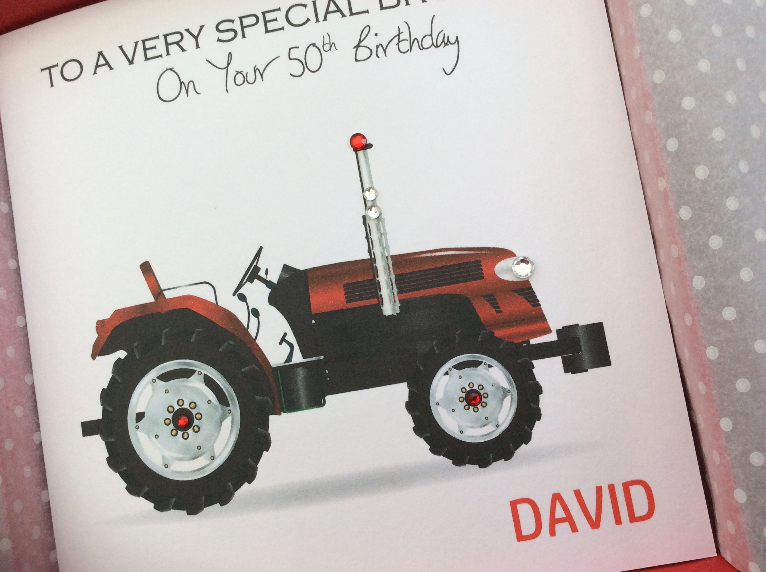 3 Colours 2 Sizes Old Tractor Male Birthday Card Gift Boxed - Etsy