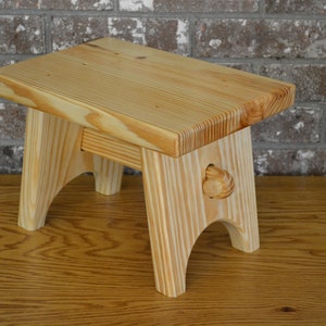 Wooden Hand Crafted Stool - Etsy