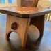 Wooden Hand Crafted Stool - Etsy