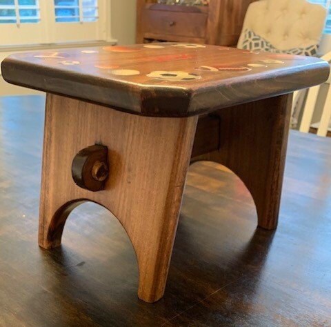 Wooden Hand Crafted Stool - Etsy