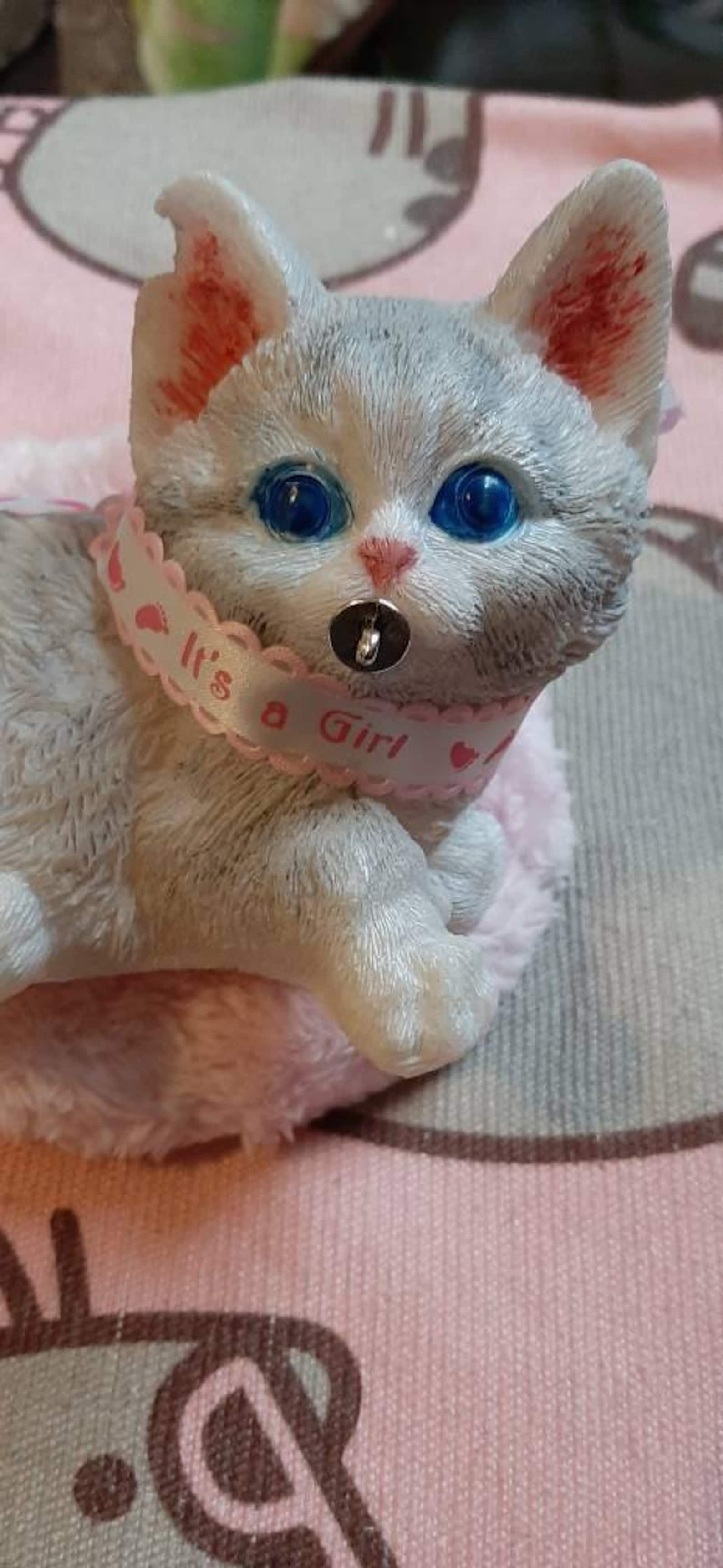 Full body silicone baby tabby kitten | Etsy