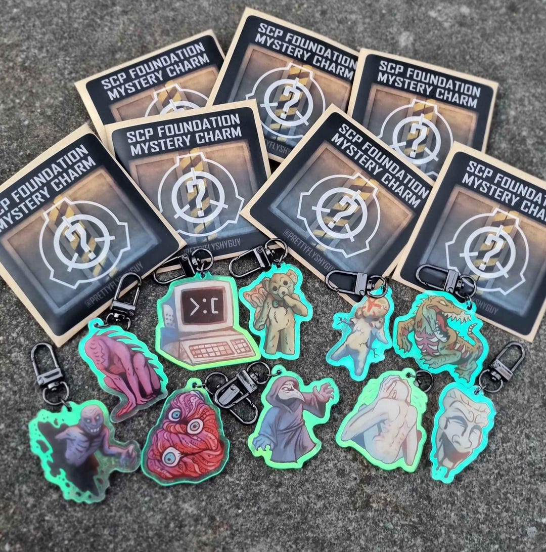 Mystery SCP Acrylic Keychain - Etsy