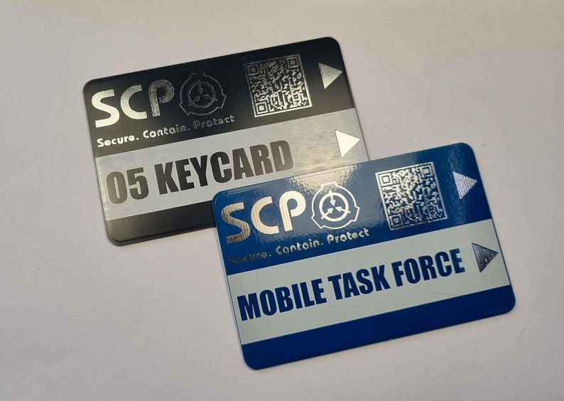 05, MTF Keycard SCP Cosplay Prop Keycard, SCP Secret Lab and ...
