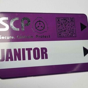 SCP Cosplay Prop Keycard, SCP Secret Lab and Containment Breach Replica ...