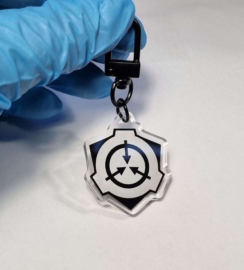 SCP Logo Double Sided Acrylic Charm Keychain - Etsy