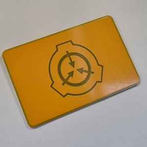 SCP Cosplay Prop Keycard, SCP Secret Lab and Containment Breach Replica ...