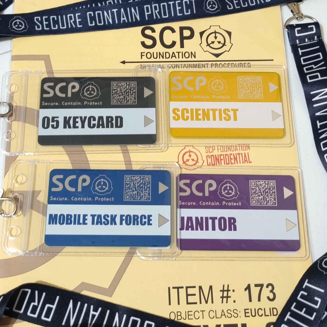 SCP Cosplay Prop Keycard, SCP Secret Lab and Containment Breach Replica ...