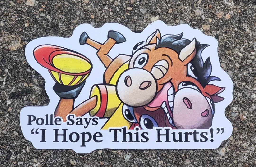 Polle Says Vinyl Sticker - Mouthwashing - Etsy Australia