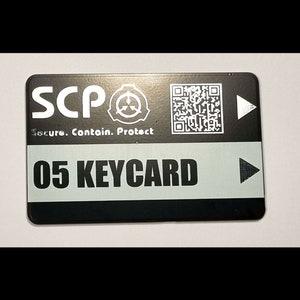 SCP Cosplay Prop Keycard, SCP Secret Lab and Containment Breach Replica ...
