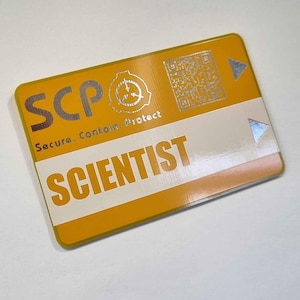 SCP Cosplay Prop Keycard, SCP Secret Lab and Containment Breach Replica ...