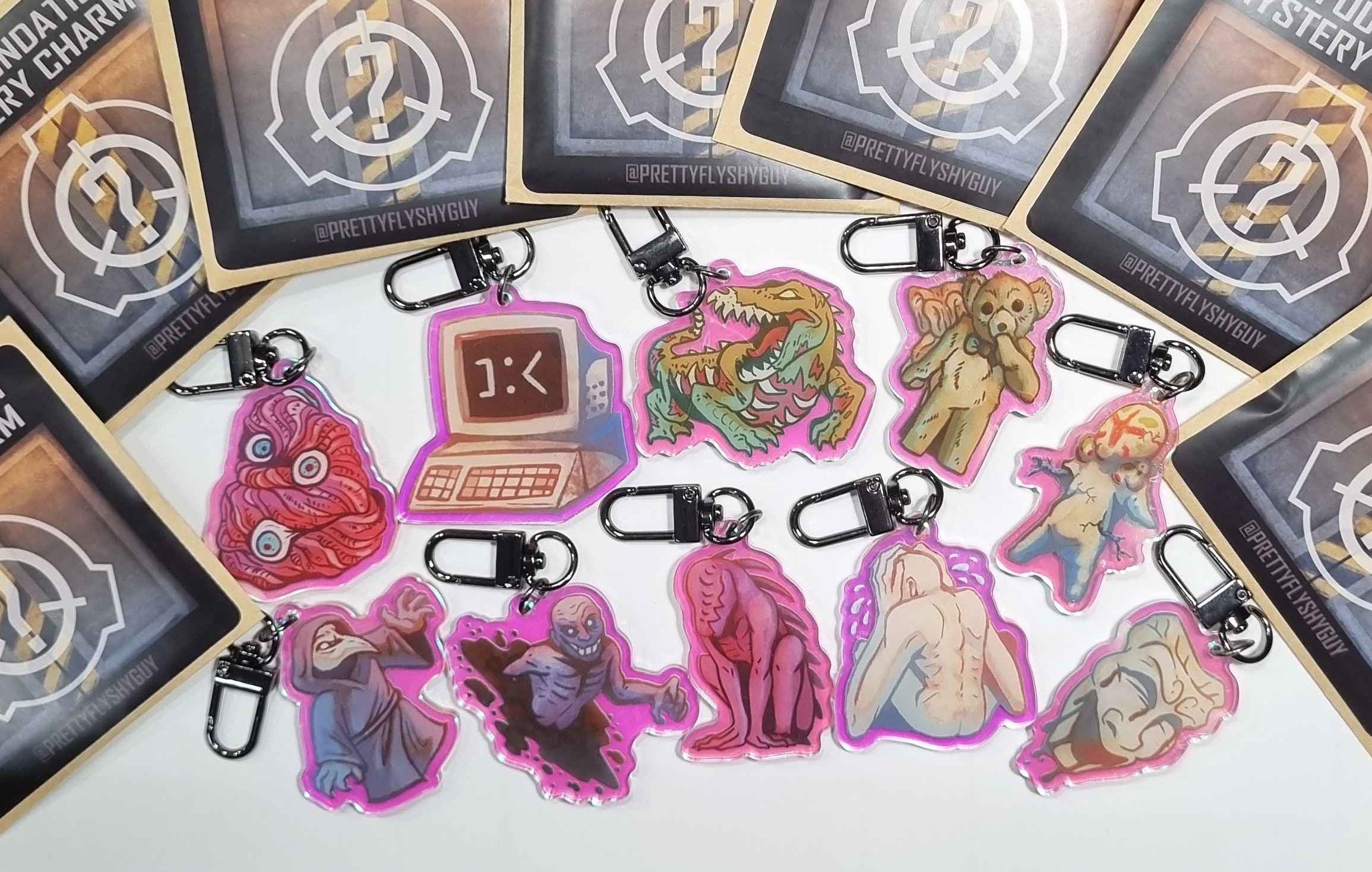 Mystery SCP Acrylic Keychain - Etsy