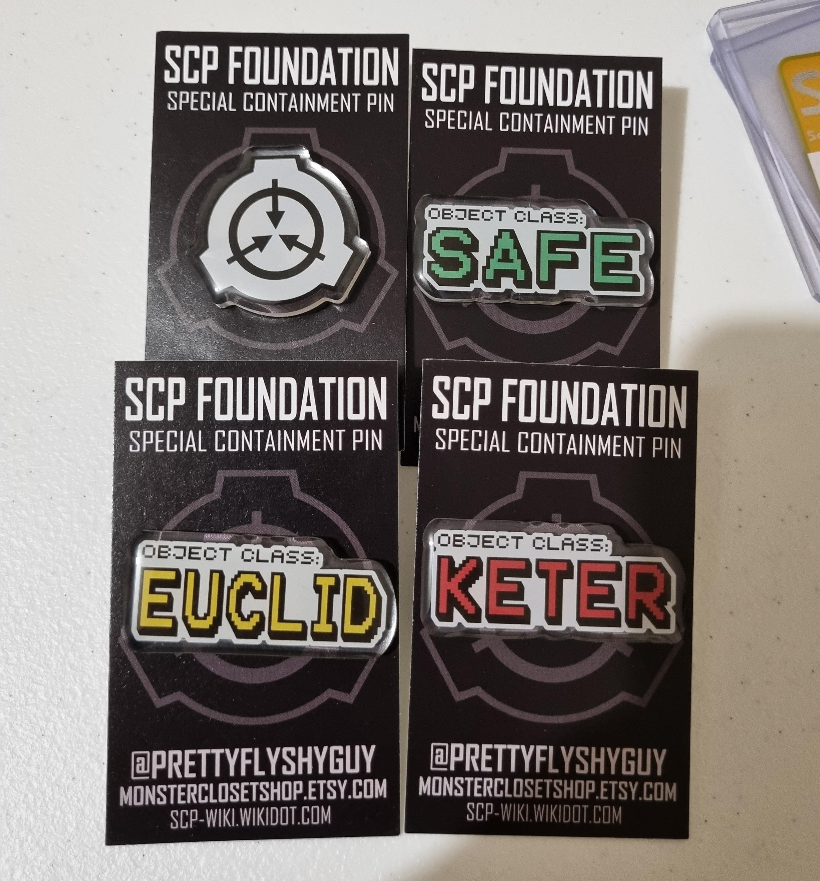 SCP Foundation Acrylic Pins - Etsy